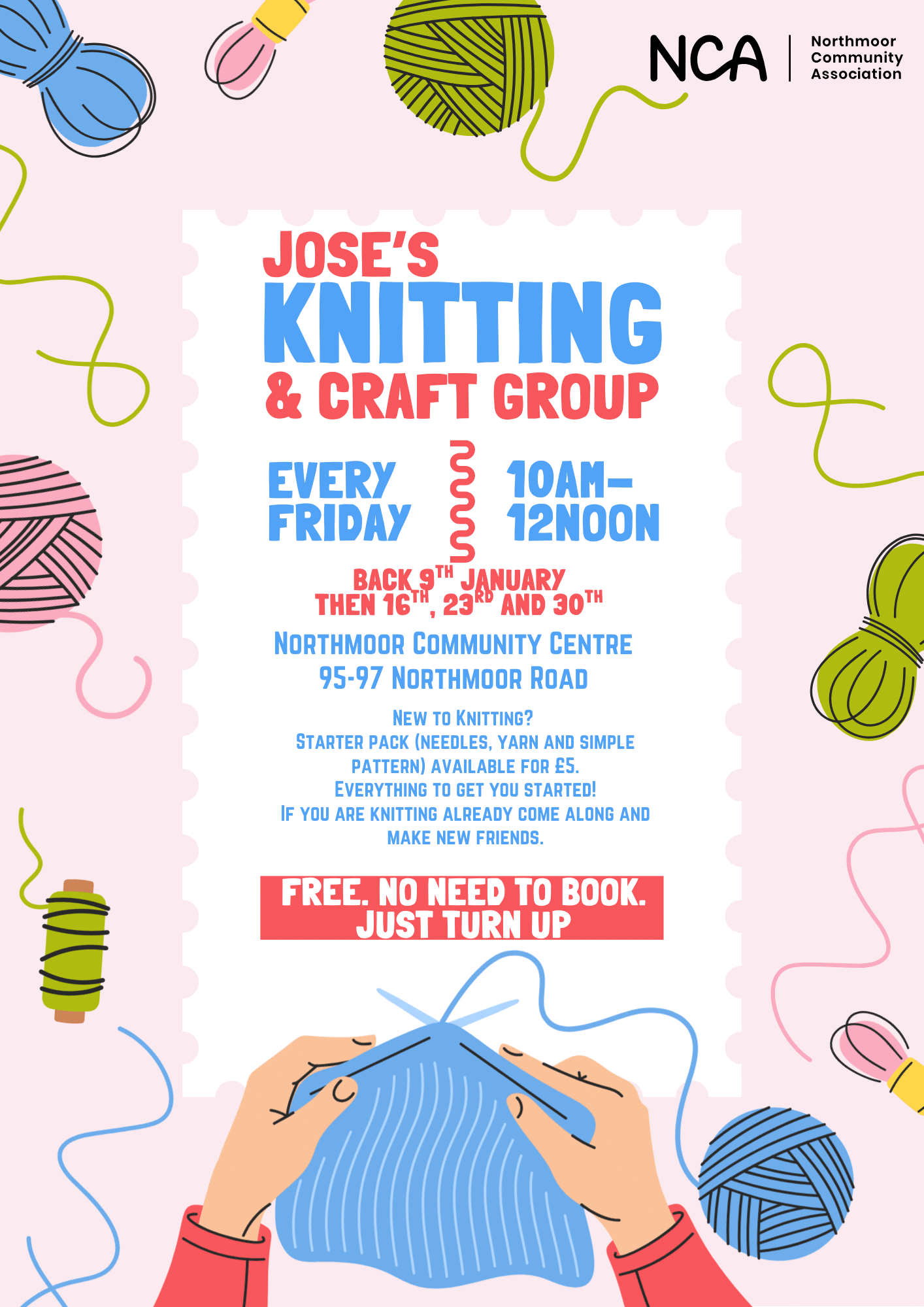Back This Friday:Jose's Knitting and Craft Group - Northmoor Community ...